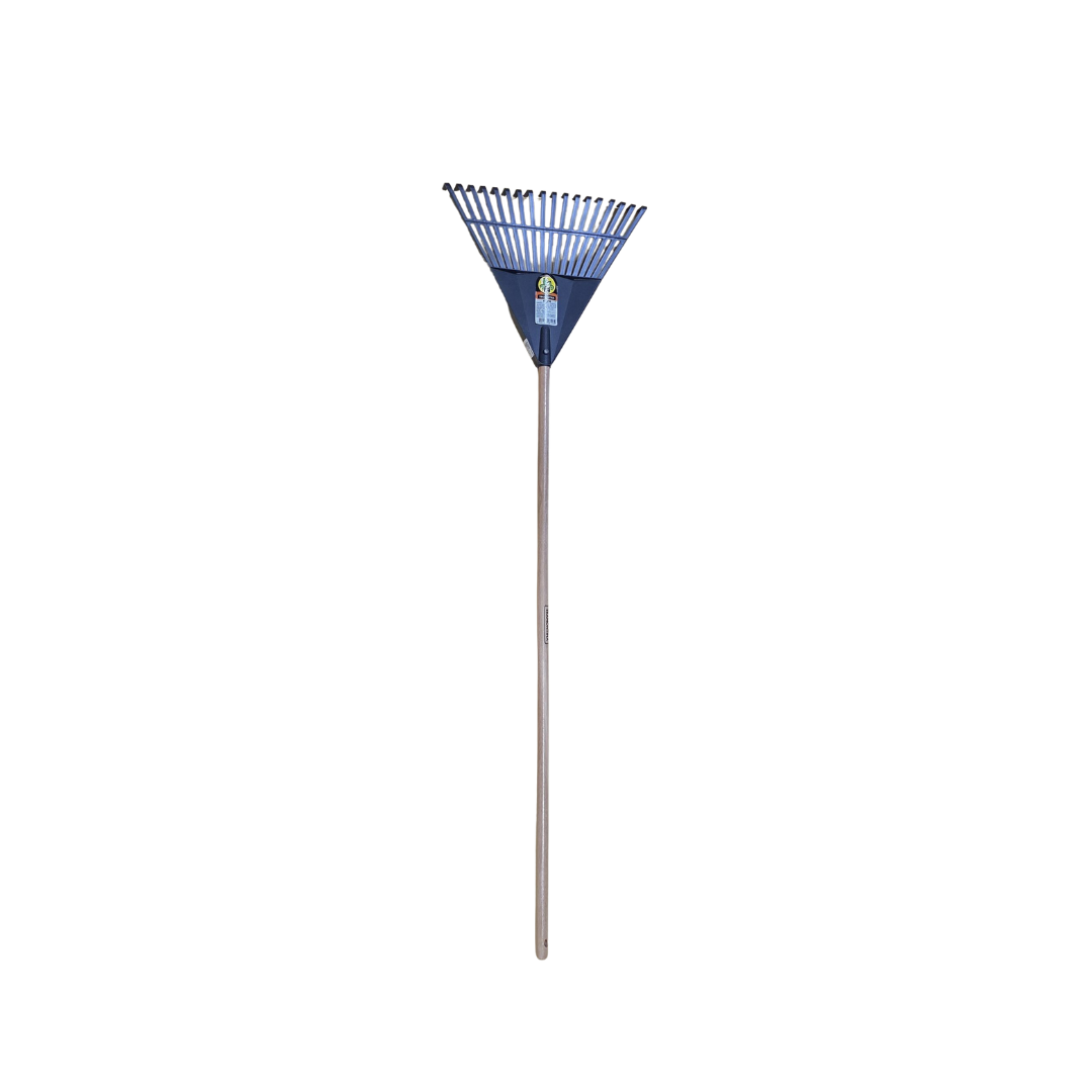 Tramontina Garden Rake – 18 Teeth – Plastic Head with 120 cm Wooden ...