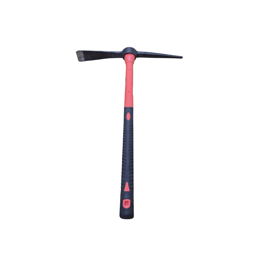 Heavy-Duty Pick Axe – 21 Inch Metal Head – 34 Inch Durable Fiber Handle ...