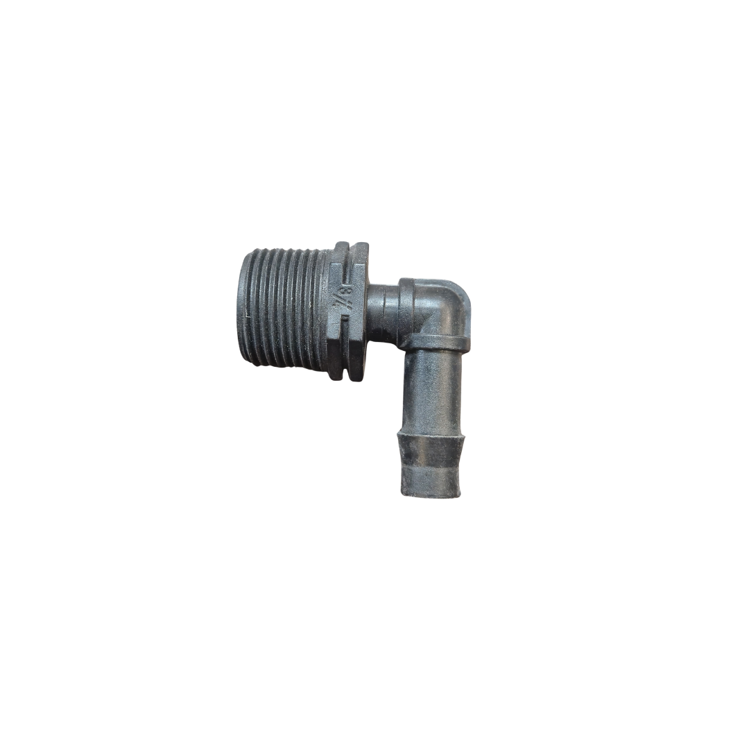 FG ZAIN Irrigation Male Elbow 13mm to 3/4 Inch Threaded, Pack of 10 ...