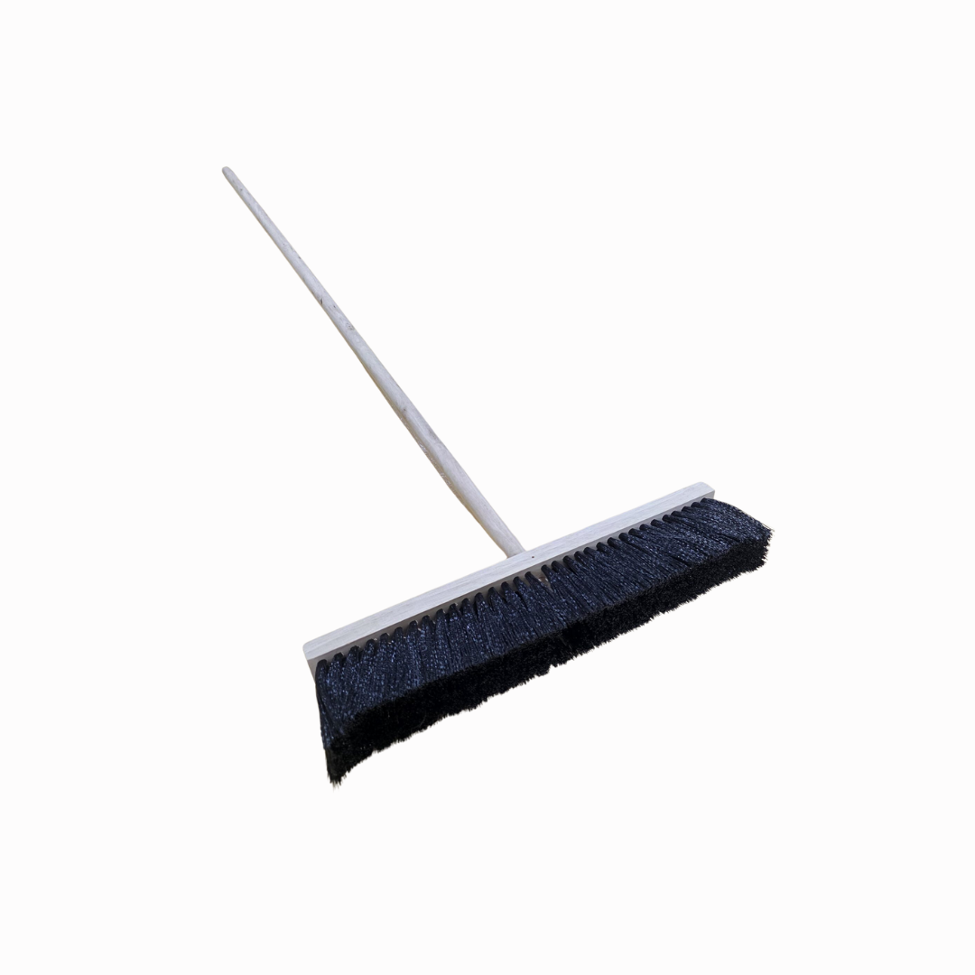Garden Brush – 18 Inch Heavy-Duty Plastic Bristle Brush with Wooden ...